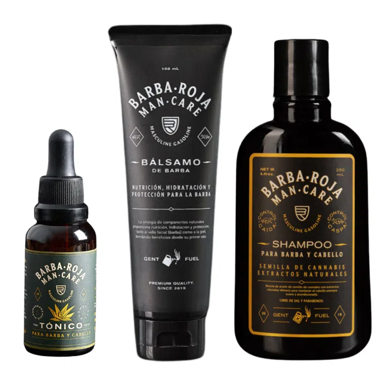 Kit Crecimiento Barba Roja | Haz Crecer Tu Barba Sin Minoxidil