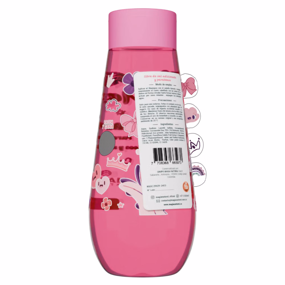 Shampoo Kids Niñas Magia Natural | Cuidado Natural