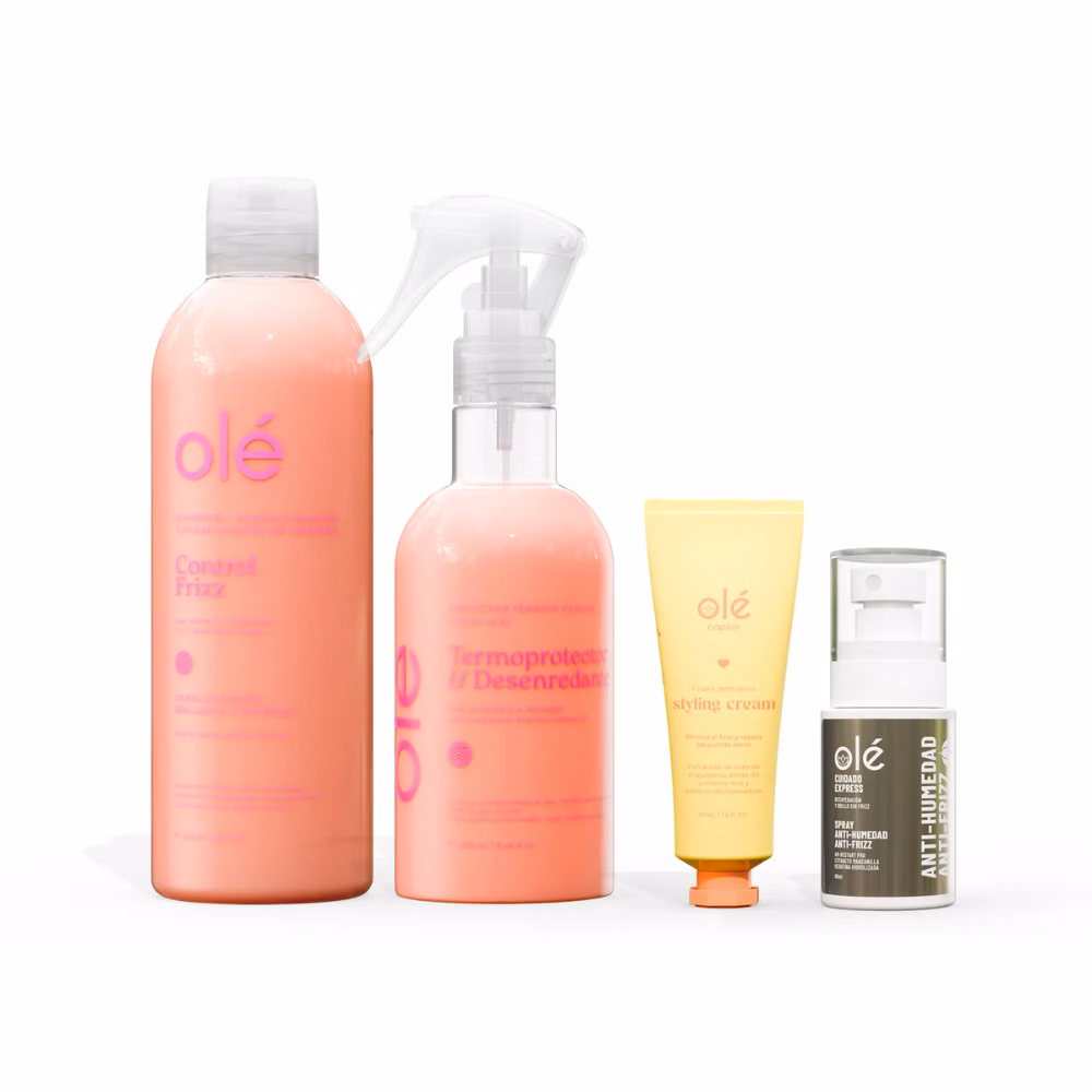 Pack Control Frizz Olé Capilar | Protección contra la humedad y el calor