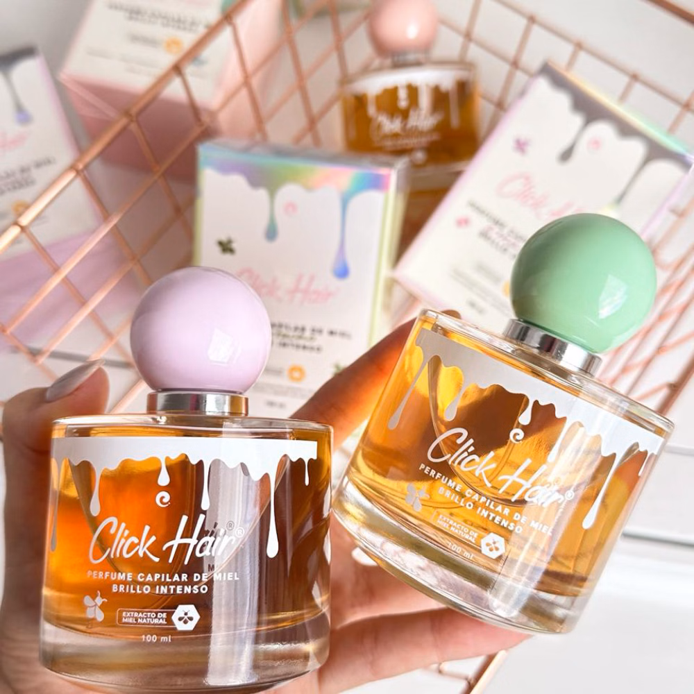Perfume Capilar de Miel Click Hair | 3 deliciosos aromas gourmand